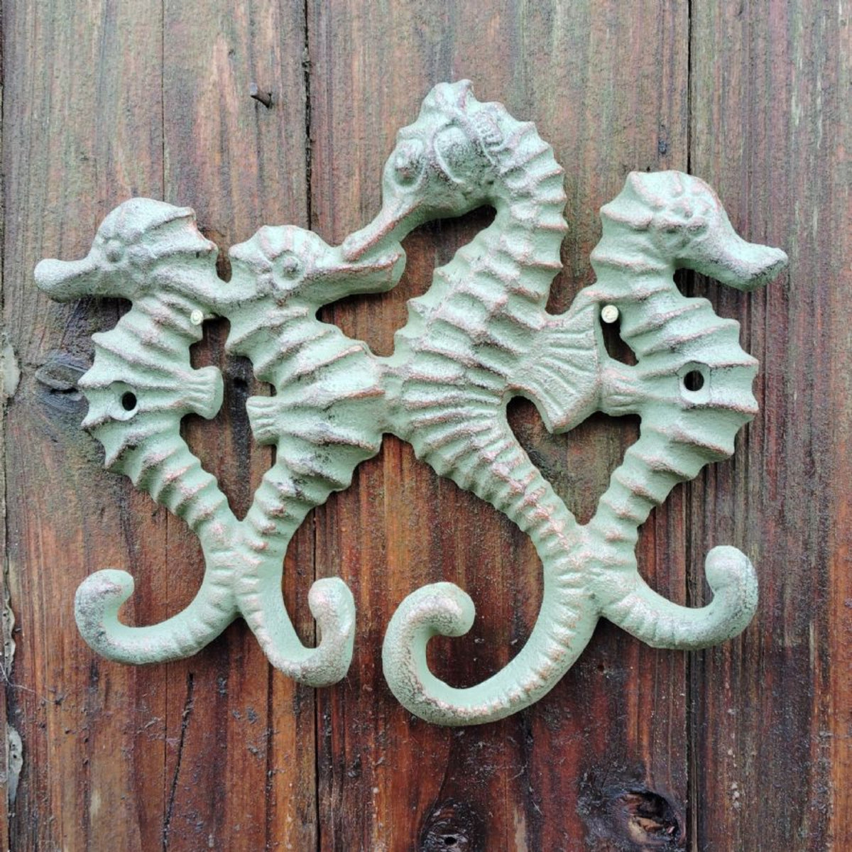 Cast Iron Seahorse Family Hook – Doris Brixham