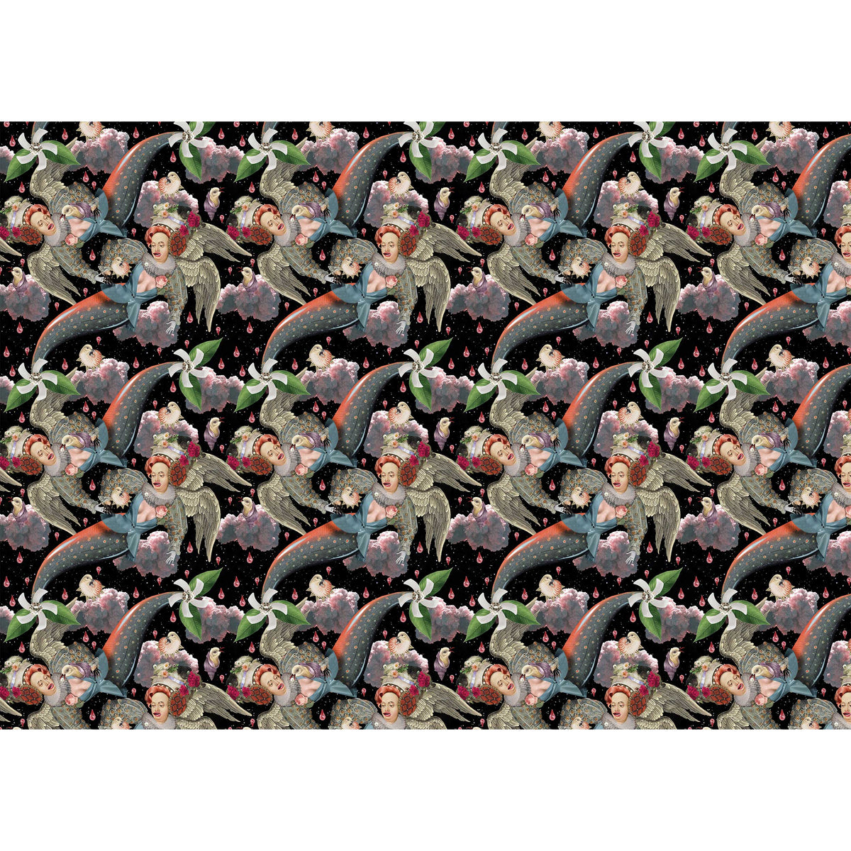 Crazy Mermaid Gift Wrap – Doris Brixham
