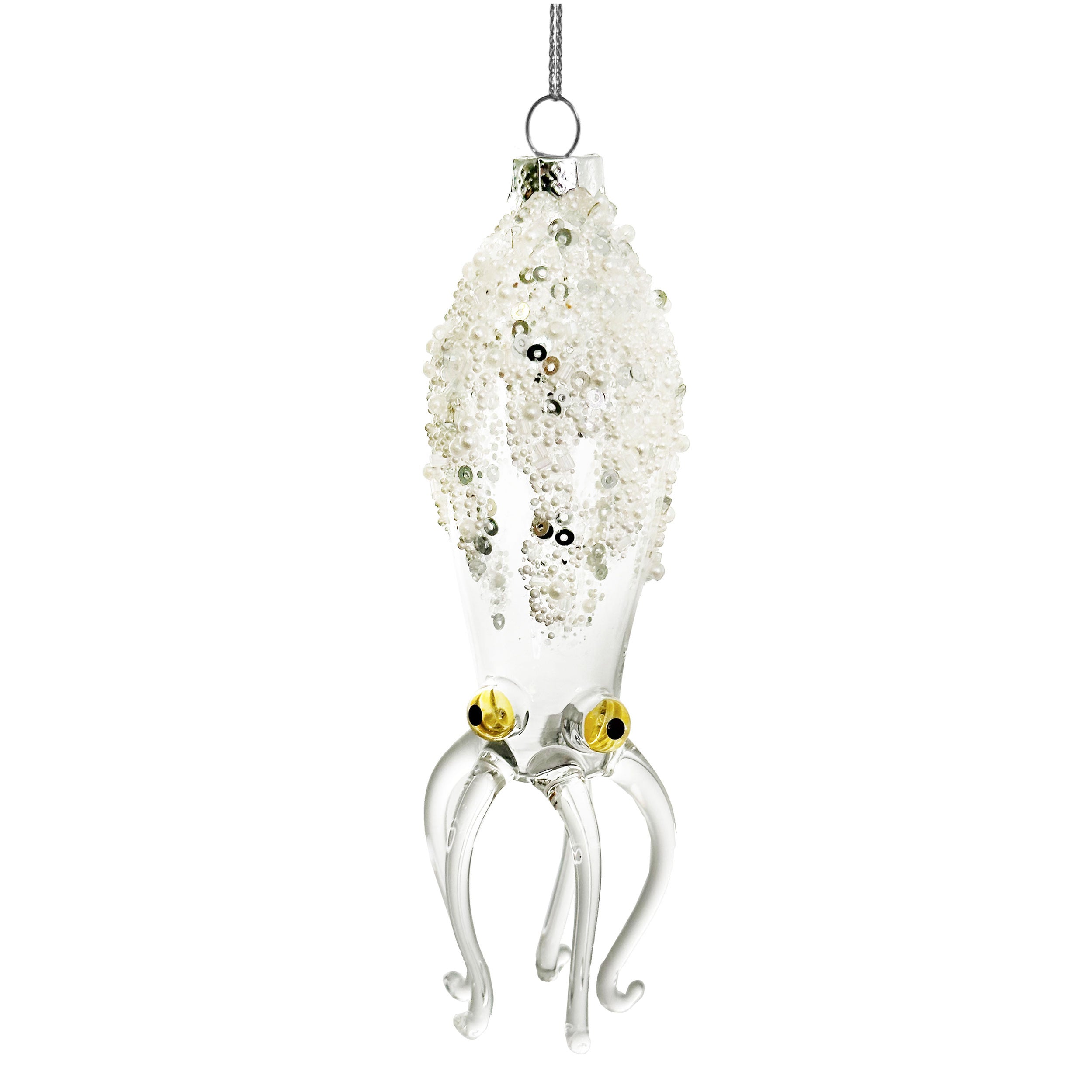 Clear Glass Octopus Decoration – Doris Brixham