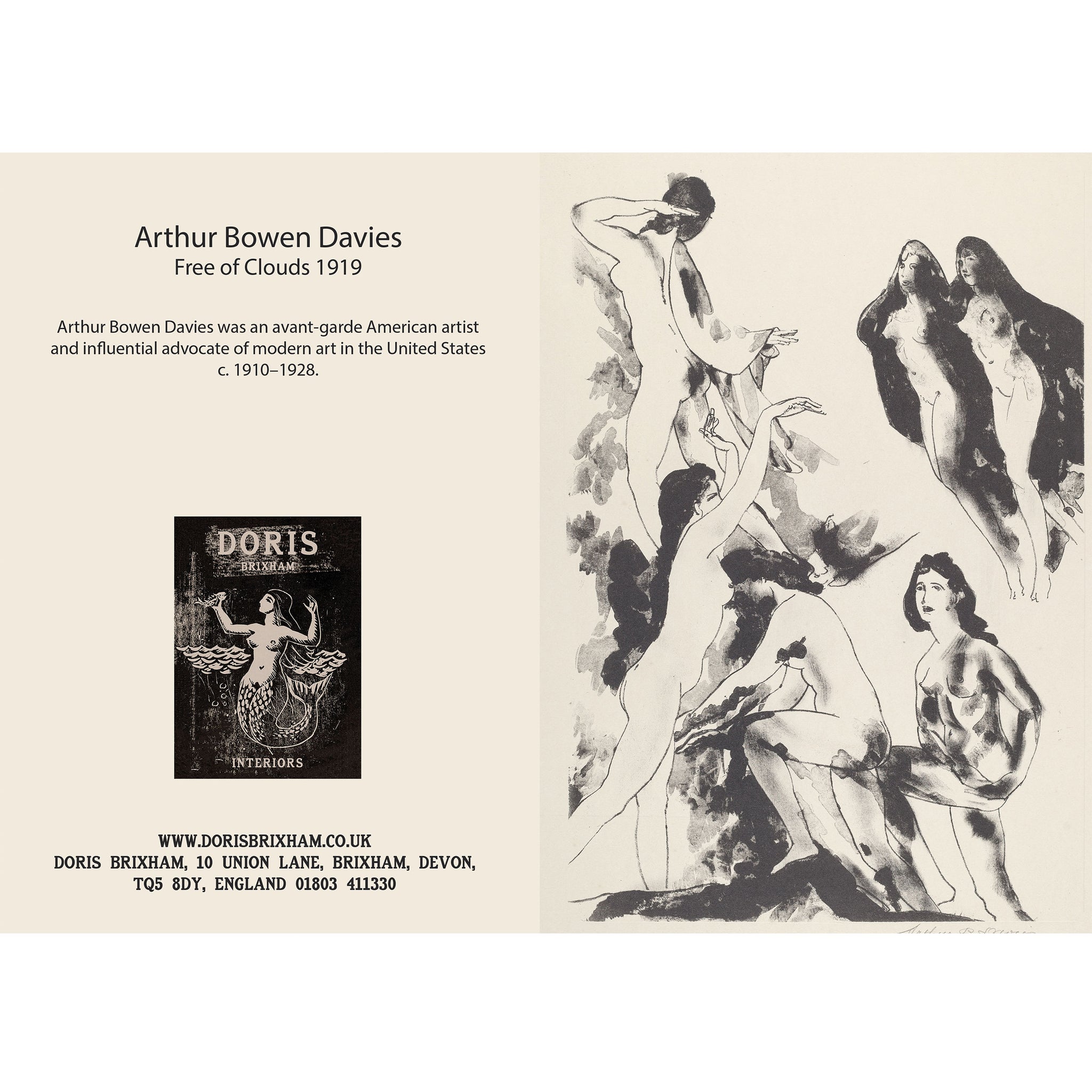 Arthur Bowen Davies - Free Of Clouds – Doris Brixham