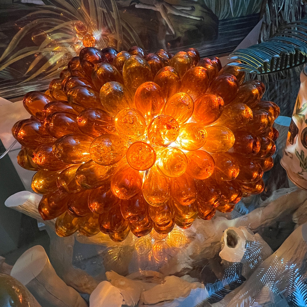 Large Orange Tear Drop Lamp – Doris Brixham