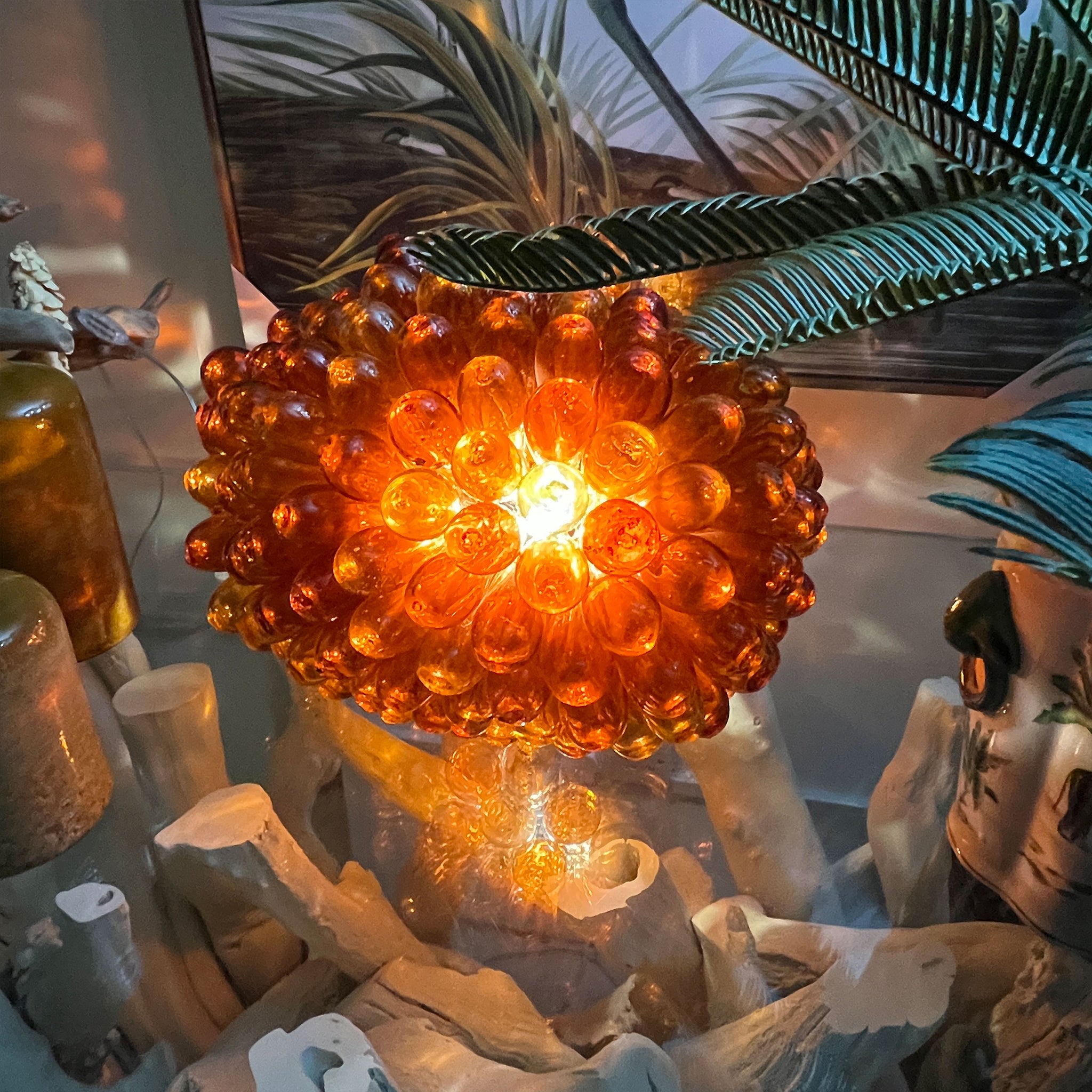 Large Orange Tear Drop Lamp – Doris Brixham