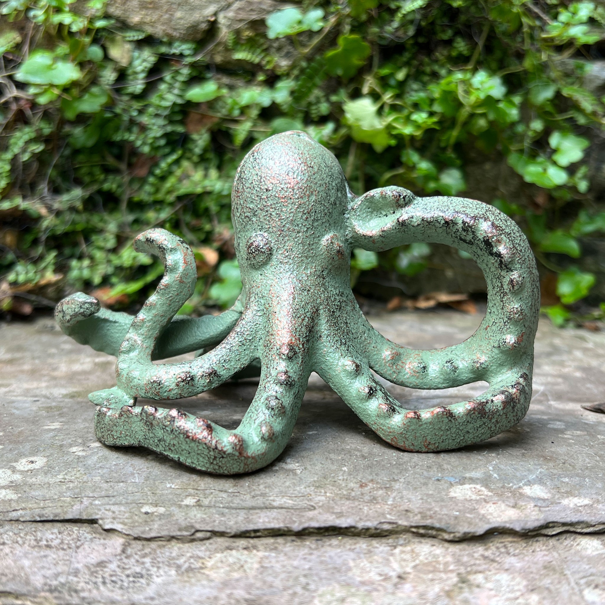 Small Verdigris Cast Iron Octopus – Doris Brixham