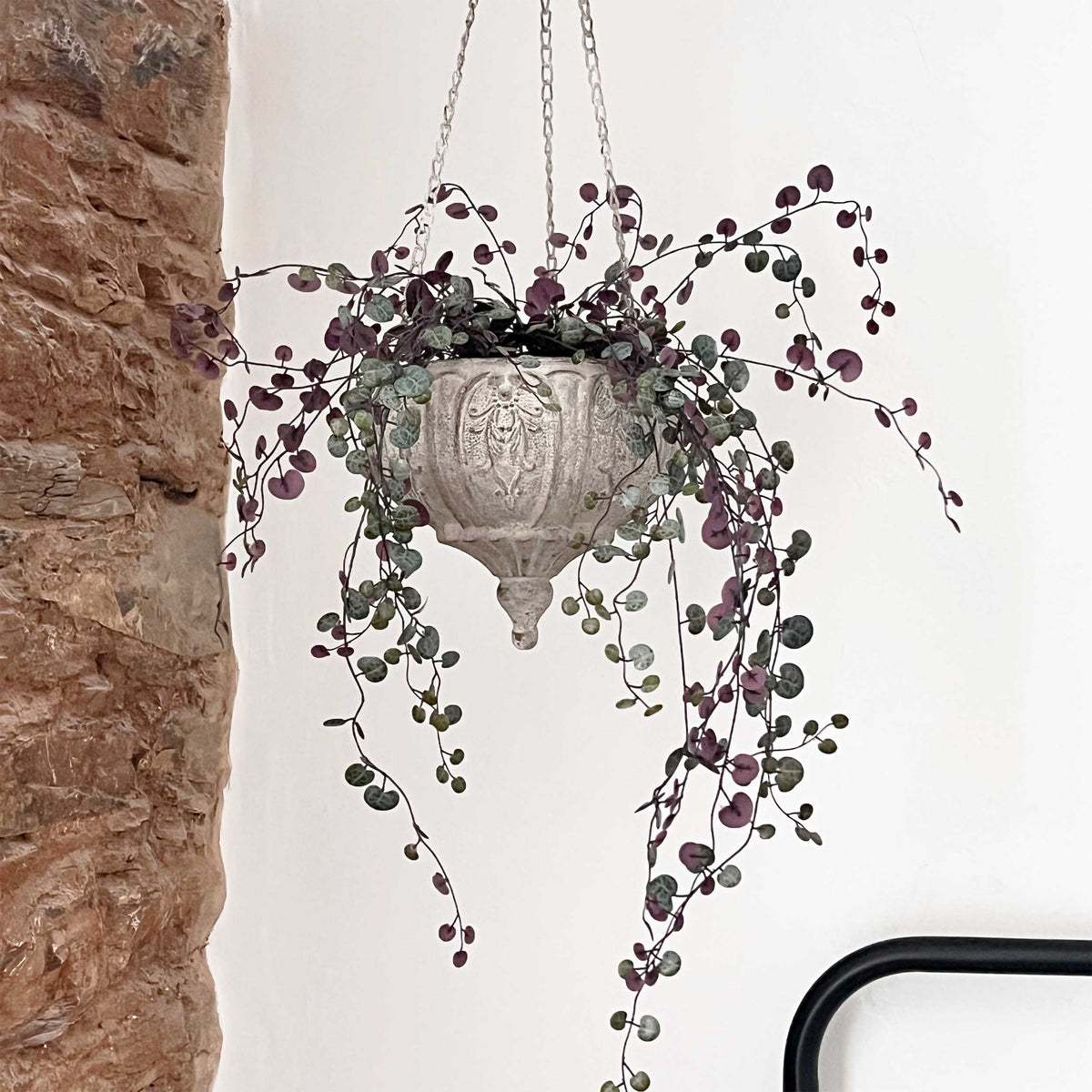 Sphere Wrought Iron Hanging Planter – Doris Brixham